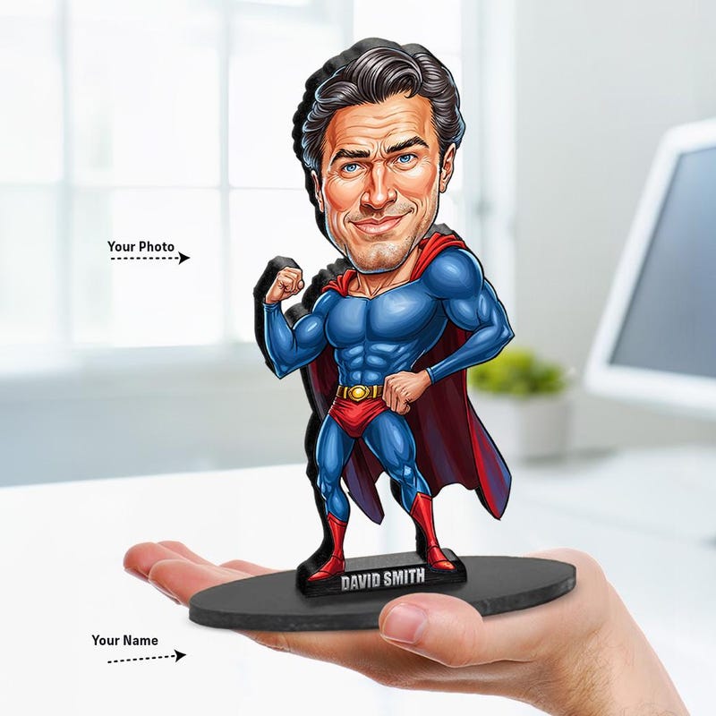 Superhero Mini Figurines - Etsy