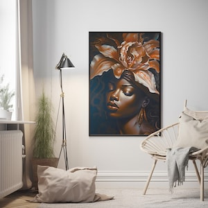 African American Wall Art Black Art Paintings for Wall African Canvas Wall Art Painting on ...