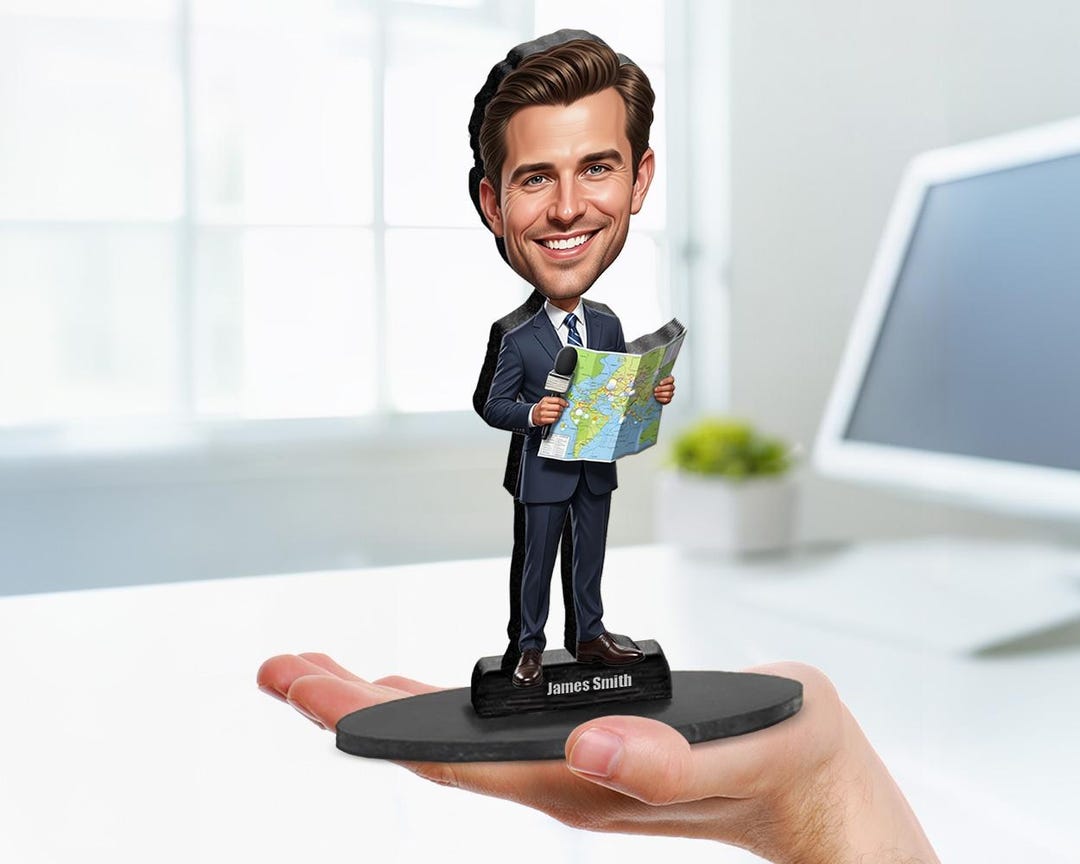 Personalized Meteorology Presenter Gift for Men – Custom Caricature ...