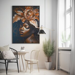 African American Wall Art Black Art Paintings for Wall African Canvas Wall Art Painting on ...