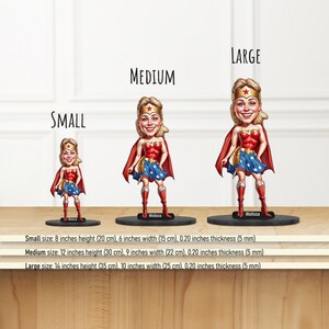 Custom Caricature Drawing From Photo Personalized 3D Wooden Cartooned ...