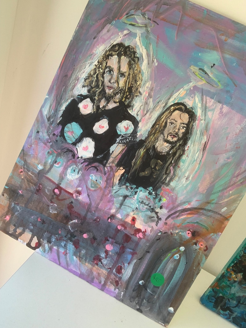 Layne Staley & Jerry Cantrell Inspired Painting - Etsy