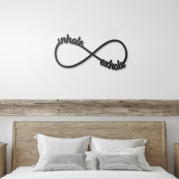 Inhale and Exhale Sign - Etsy