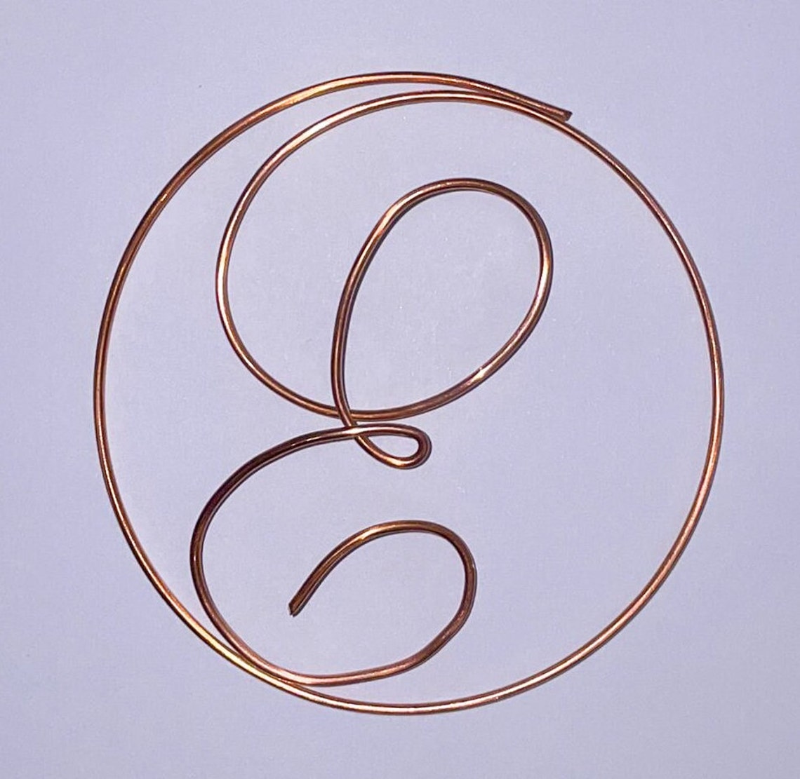 Letter E Copper Wire Bookmark Copper Wire Gifts for Her - Etsy