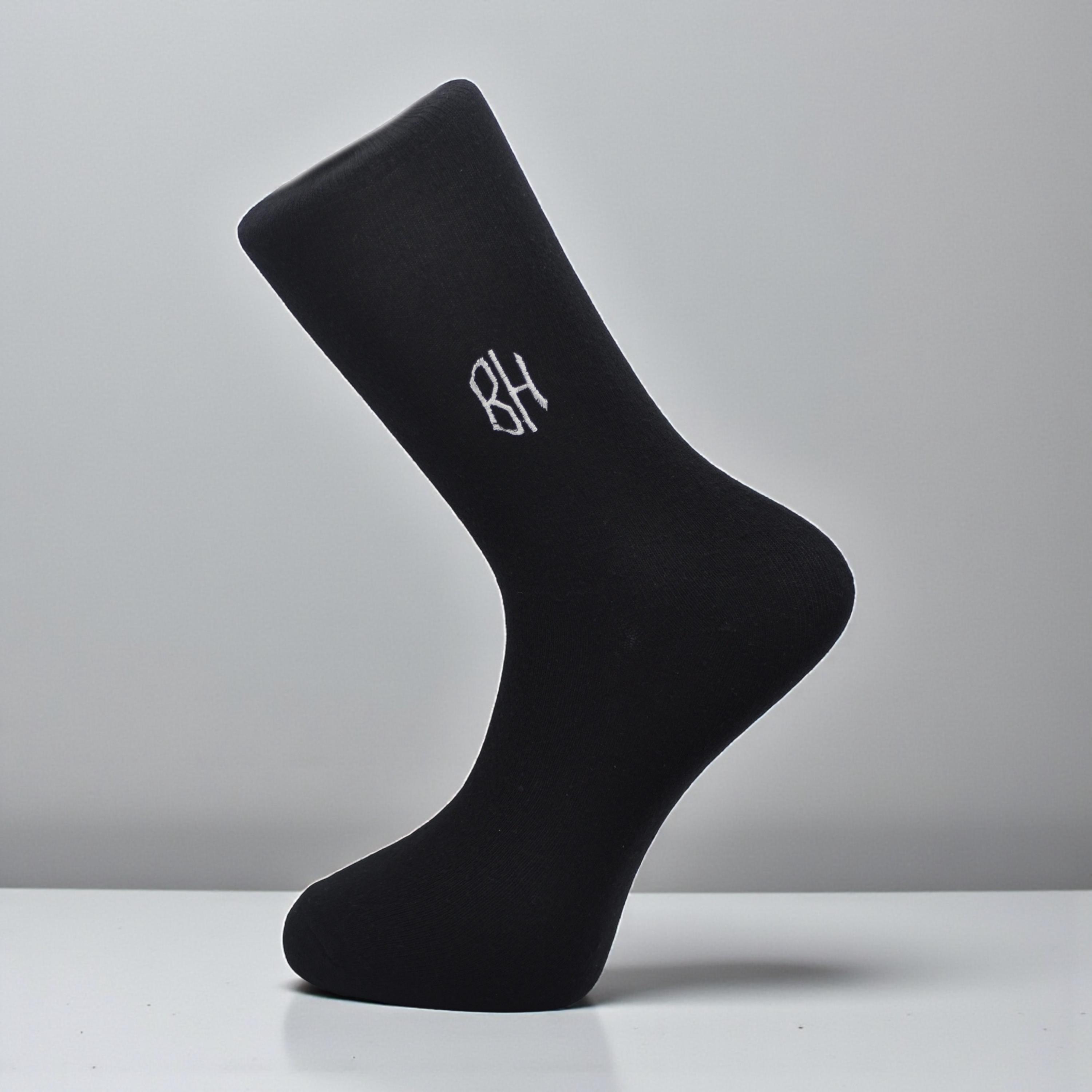 Personalized Bamboo Dress Socks for Men – Monogrammed Initials ...