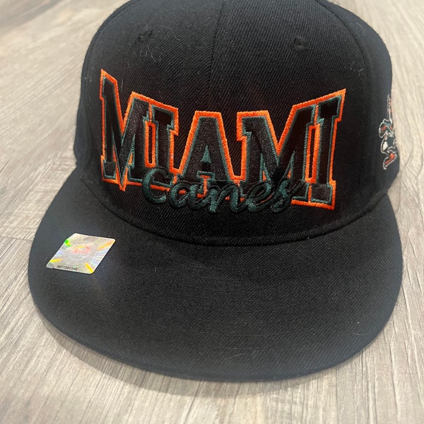 Miami Hurricanes Hat - Etsy