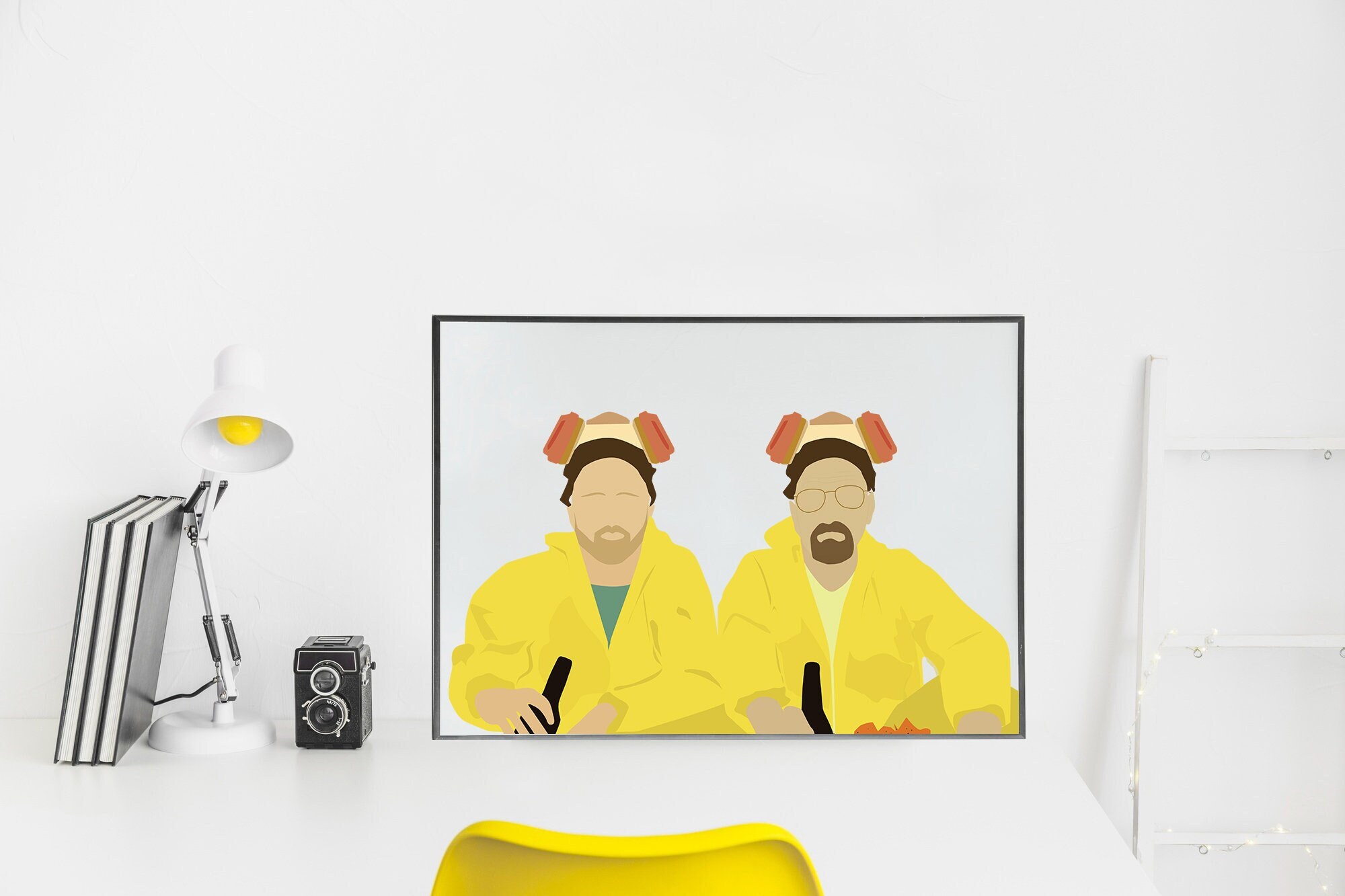 Breaking Bad Illustration Walter White Poster Breaking Bad - Etsy