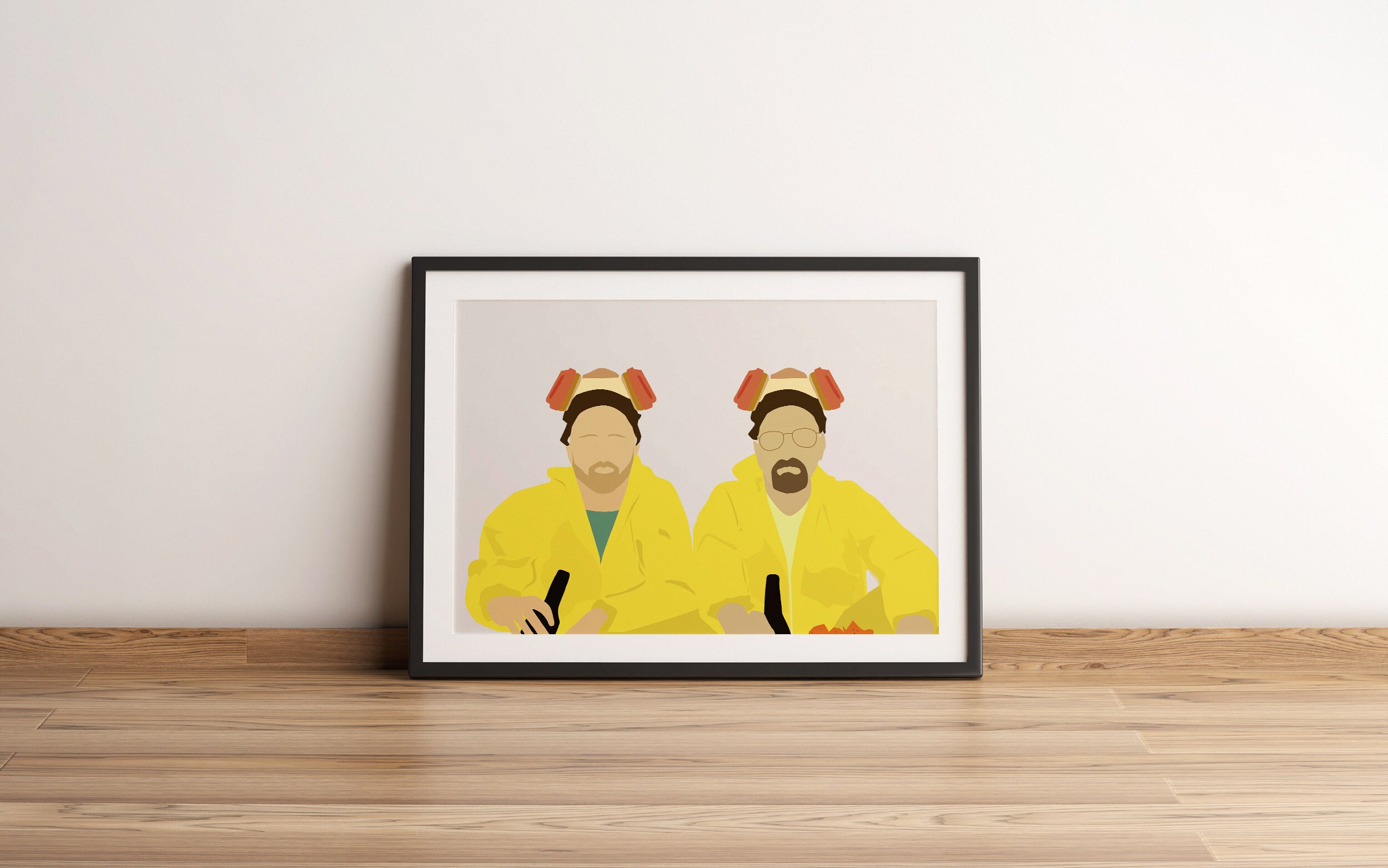 Breaking Bad Illustration Walter White Poster Breaking Bad - Etsy