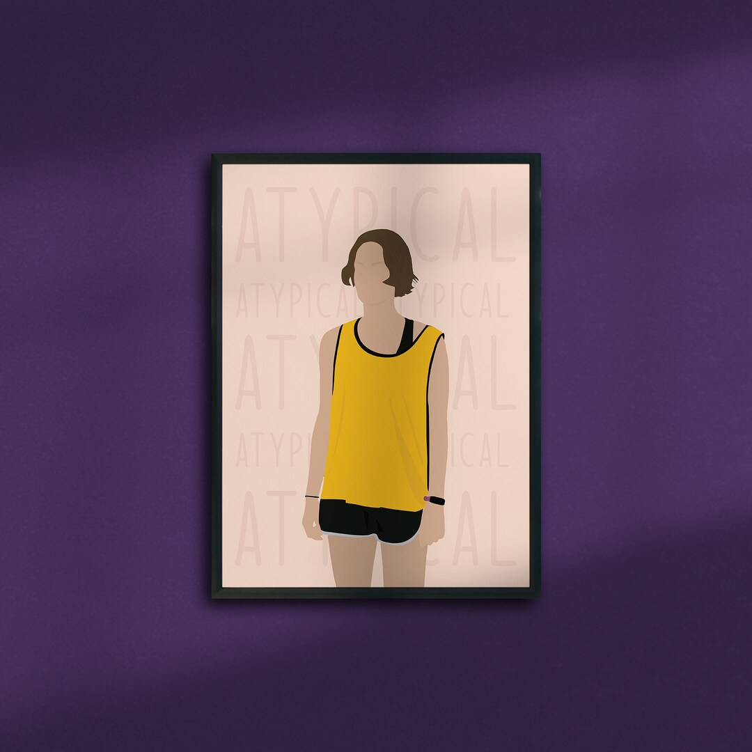 Casey Gardner Illustration Atypical Inspired Wall Art 3 - Etsy