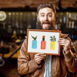 Craft Beer Wall Decor, Beer Art, Home Brewer Art Print, Minimalist Beer ...