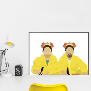 Breaking Bad Illustration, Walter White Poster, Breaking Bad Original ...