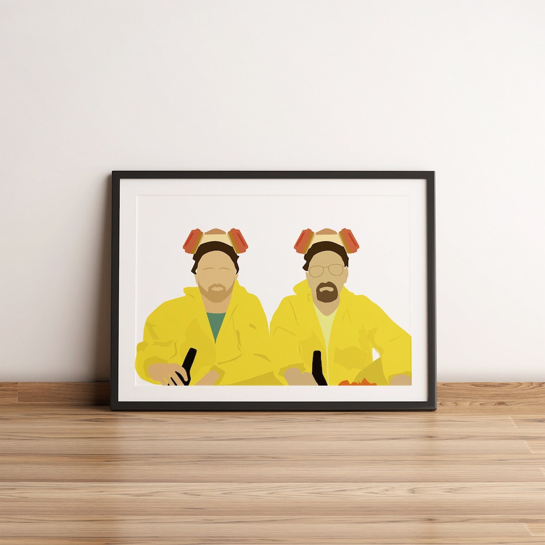 Breaking Bad Illustration, Walter White Poster, Breaking Bad Original ...