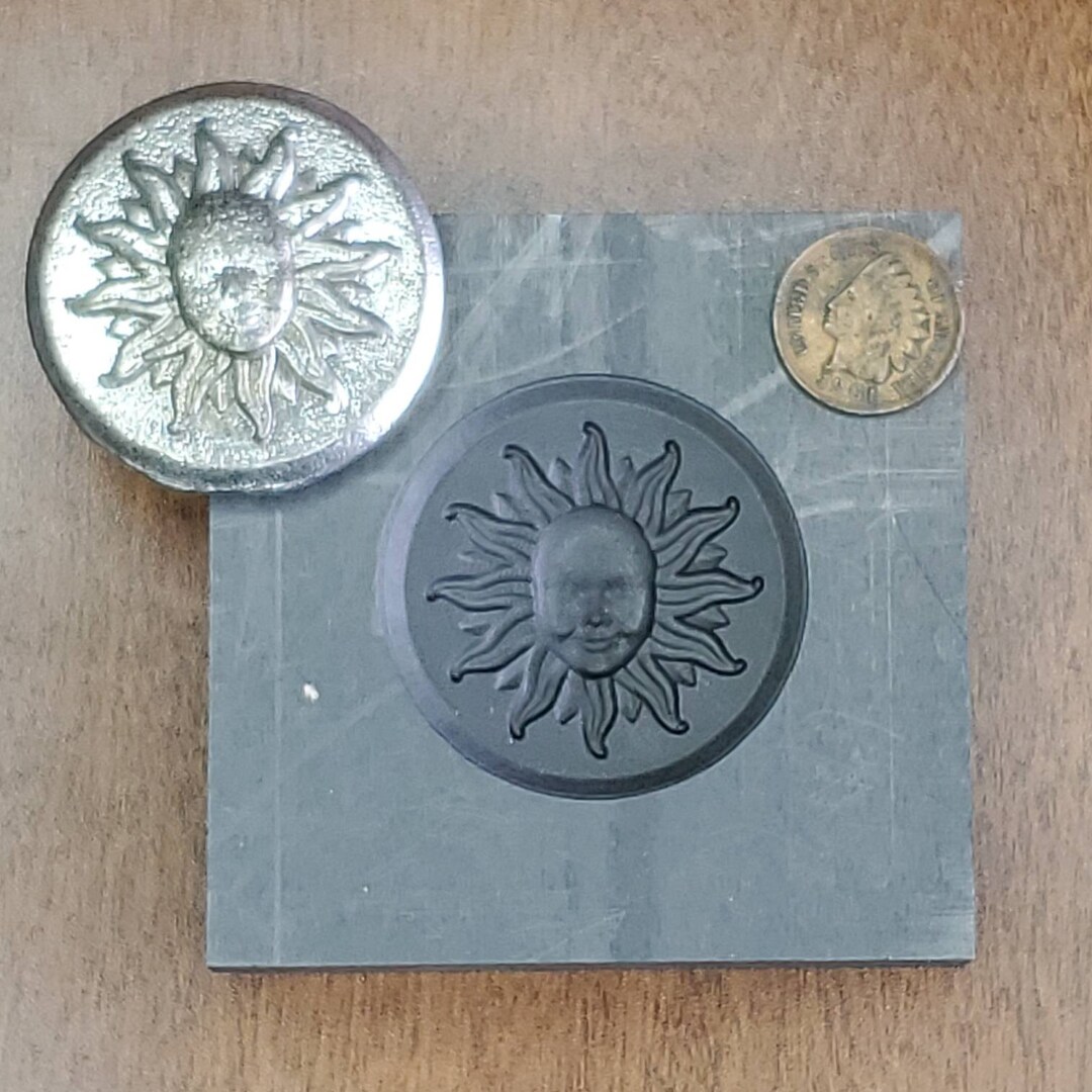3D Graphite Mold Sunface Round - Etsy