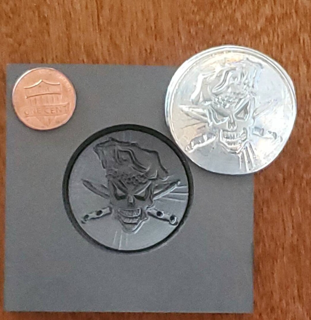 3D Graphite Mold Killer Skull - Etsy