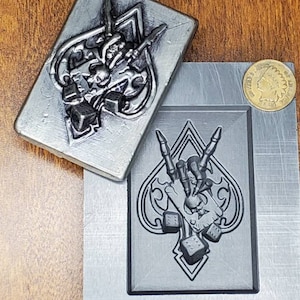 3D Graphite Mold Spades Bar - Etsy