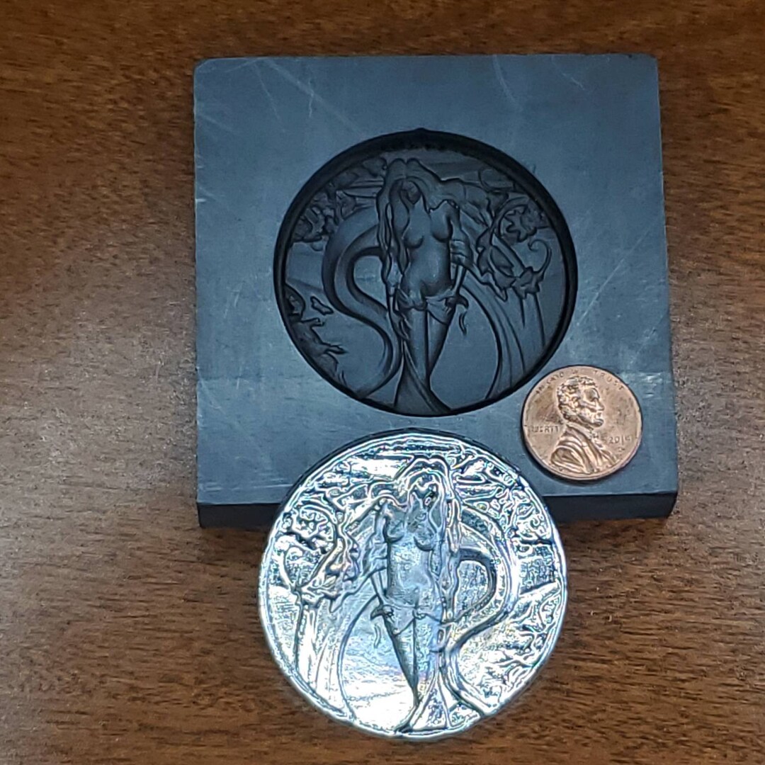 3D Graphite Mold Lady - Etsy