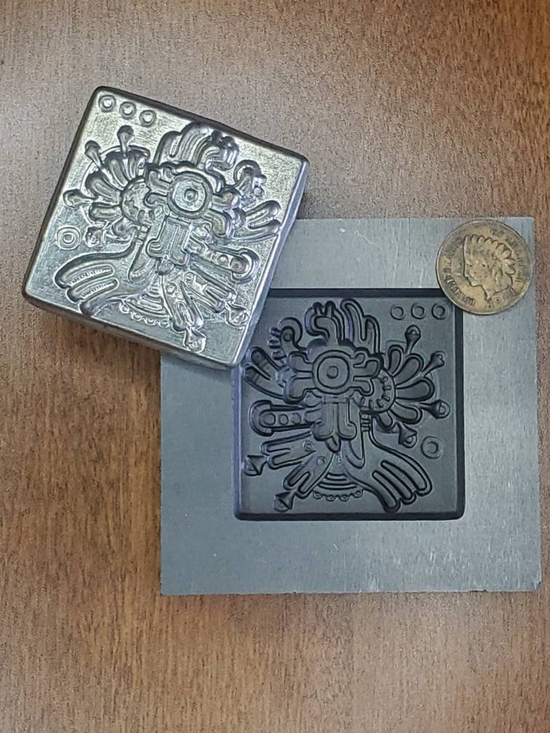 3D Graphite Mold Abstract Tile - Etsy