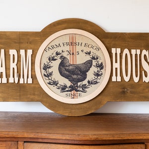 Wooden Sign Home, Farmhouse, CHICKEN, Rustic Wall Art Decor,farm ...
