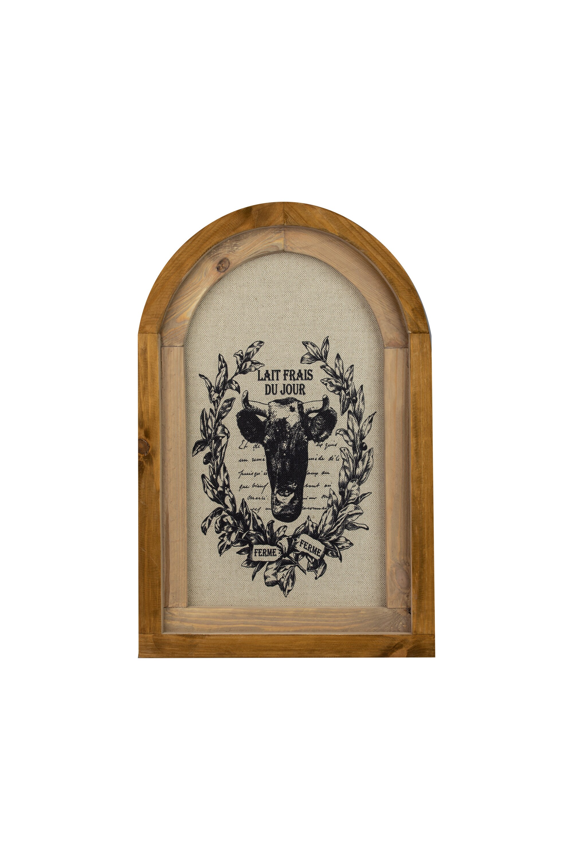 Kitchen Wall Art Decor, Cow, Farm Fresh Milk, Rustic,farmhouse Arched ...