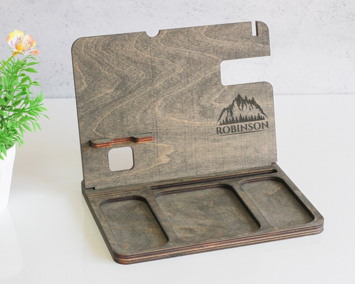 Desk Organizer L Docking Station Men L Dock Station L Gift for - Etsy