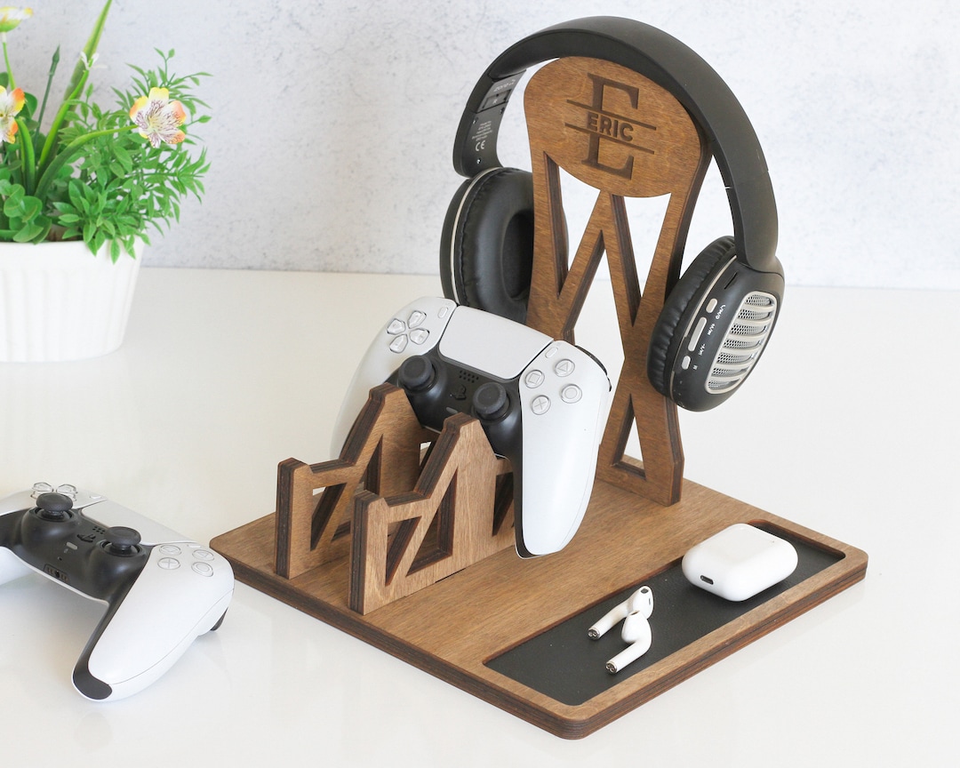 Controller Holder and Headphone Holder, Gamer Boyfriend Gift, Headset ...