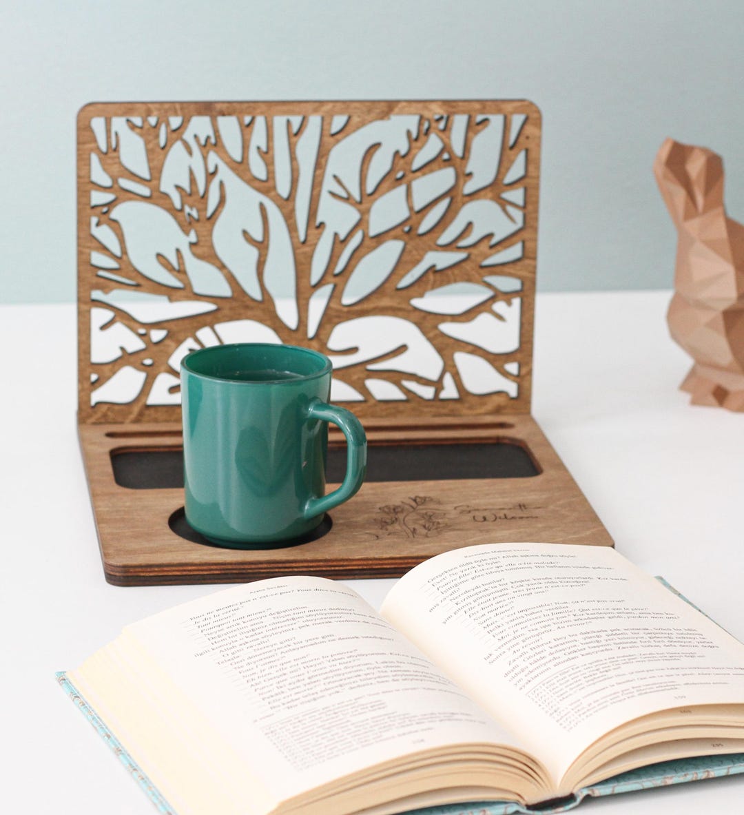 Save My Spot Bookholder, Wooden Bookmark, Personalized Gifts for Book ...