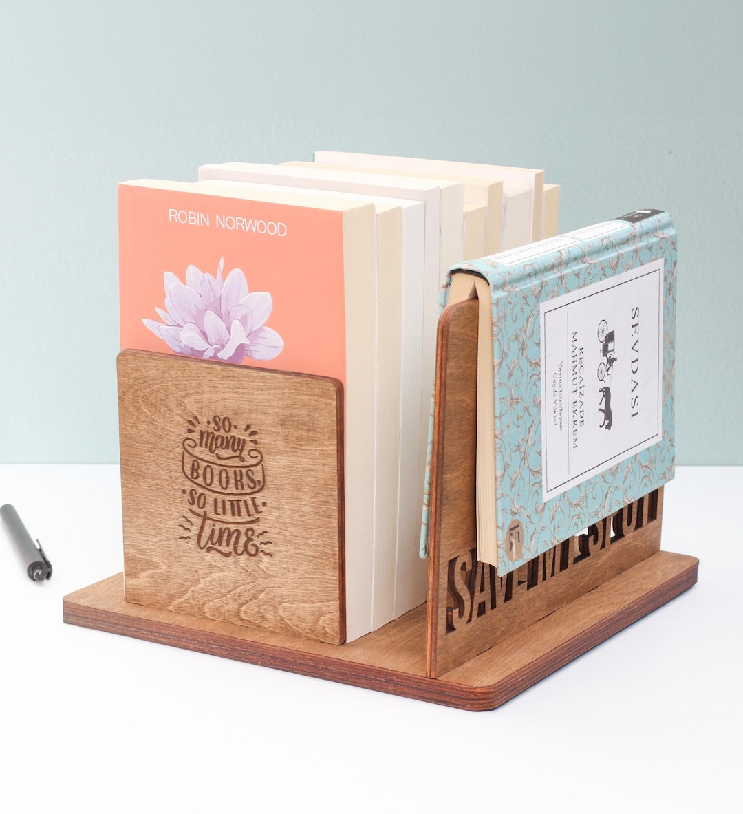 Personalized Book Holder, Book Nook Rest, Gift for Book Lover, Book ...