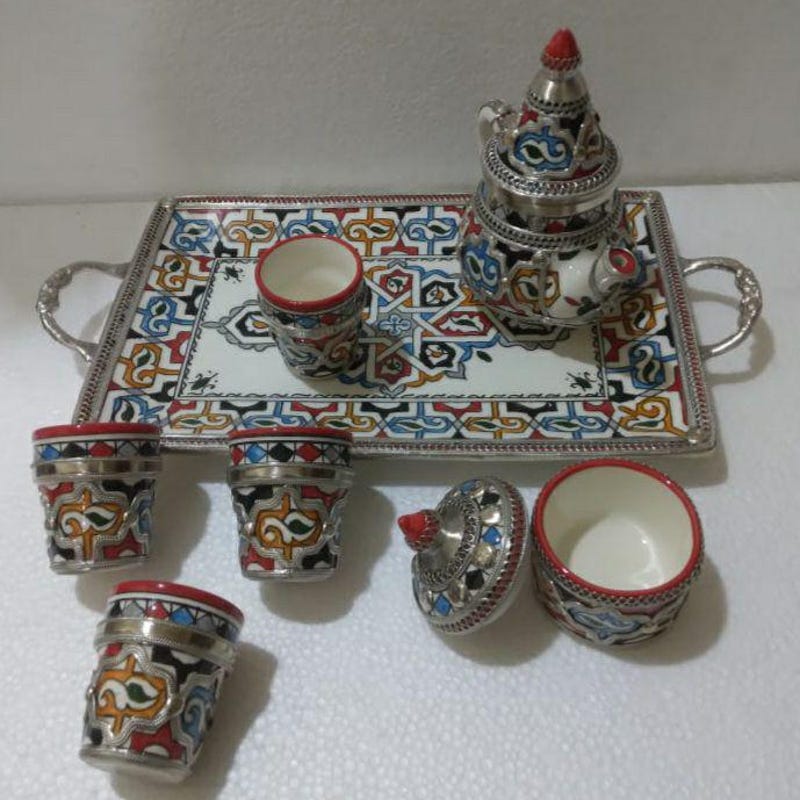 Moroccan Tea Set - Etsy