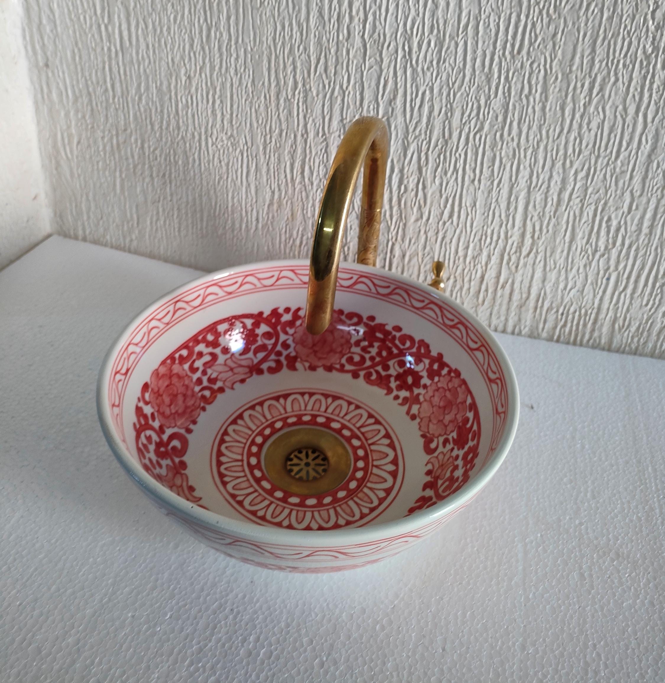 Ceramic Wash Basin-moroccan Ceramic Sink-ceramic Sink for Bathroom-hand ...