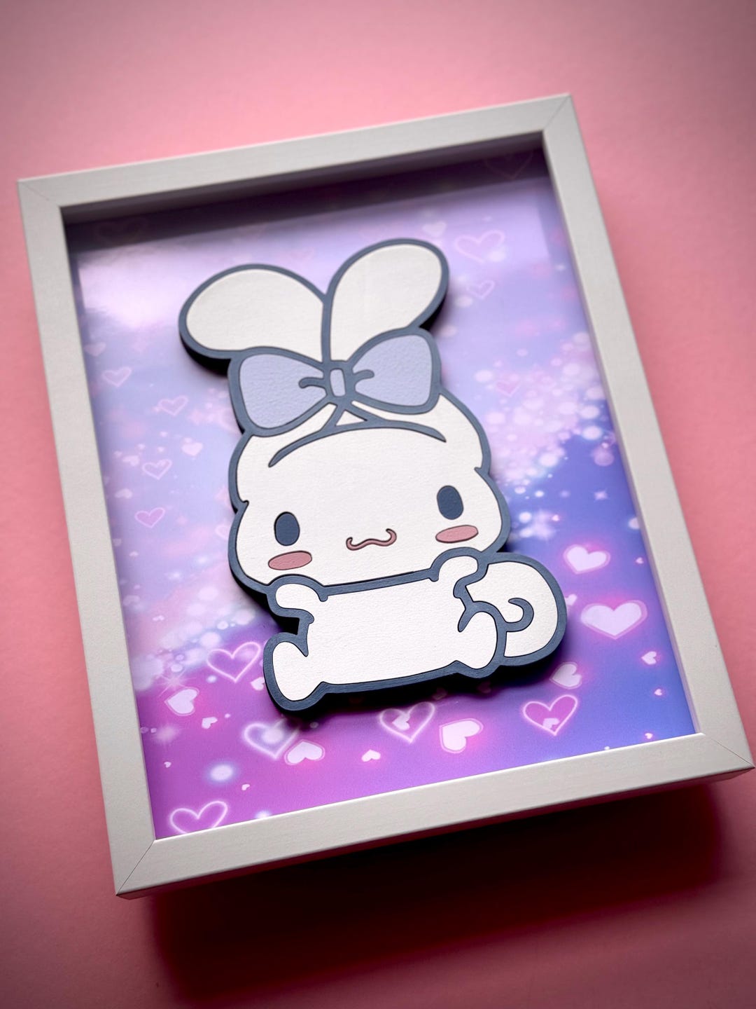 Laser-cut Wood Animated Cinnamon Hello Kitty Wall Plaque Wall Decor ...