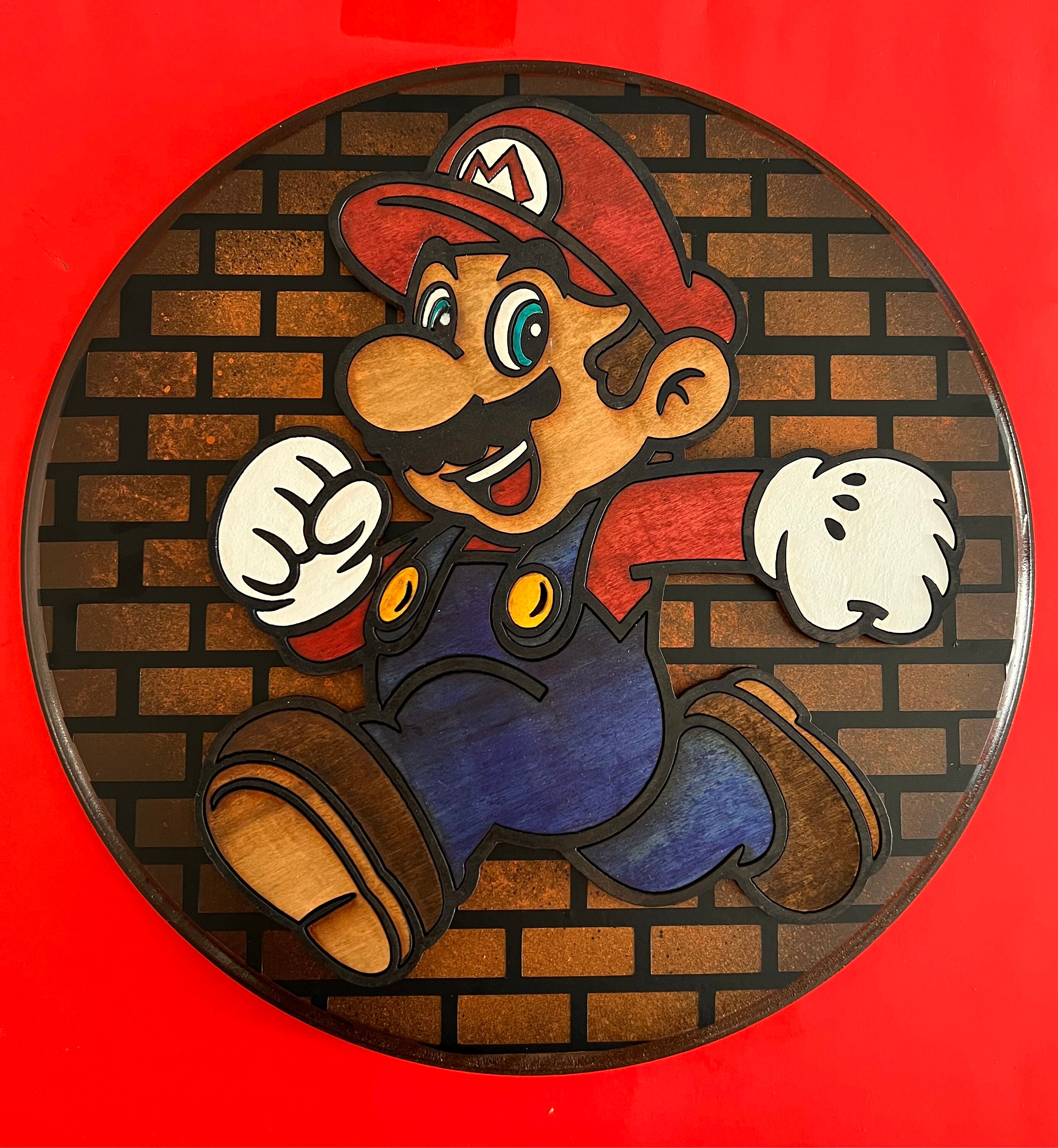 Super Mario Brothers Custom Made Wall Art/plaque/decor - Etsy