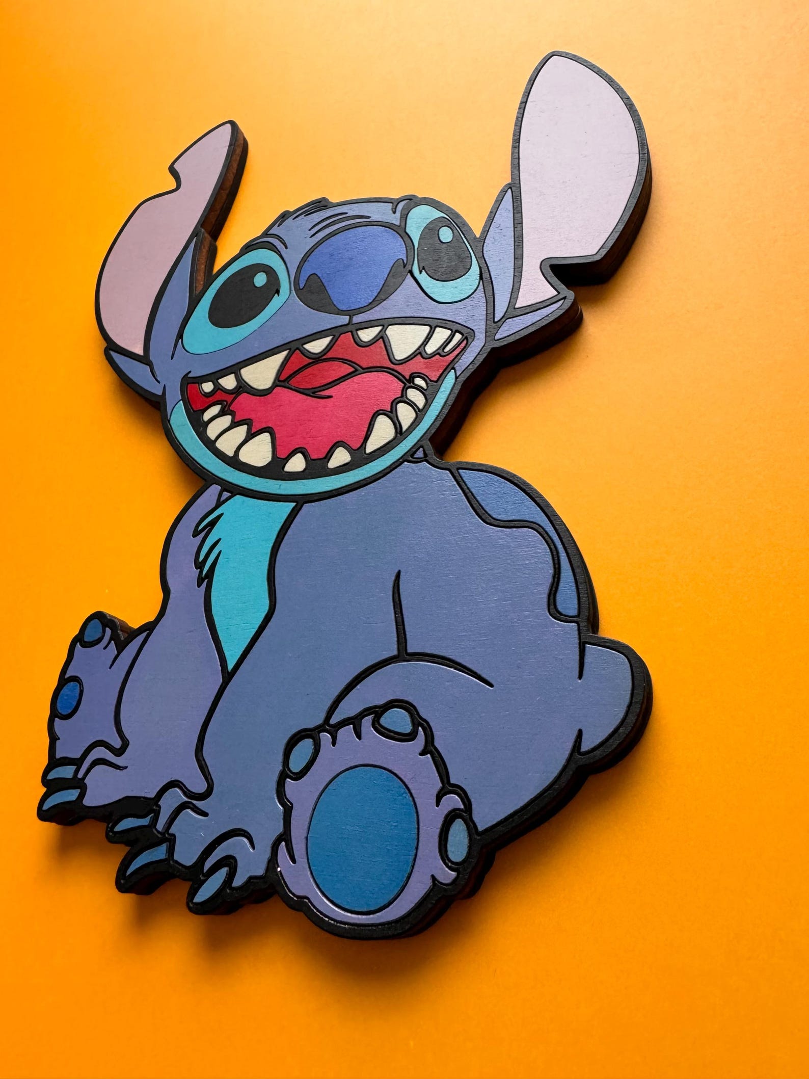 Stitch Wood Art Wall Decor Laser Cut Art Lilo and Stitch - Etsy
