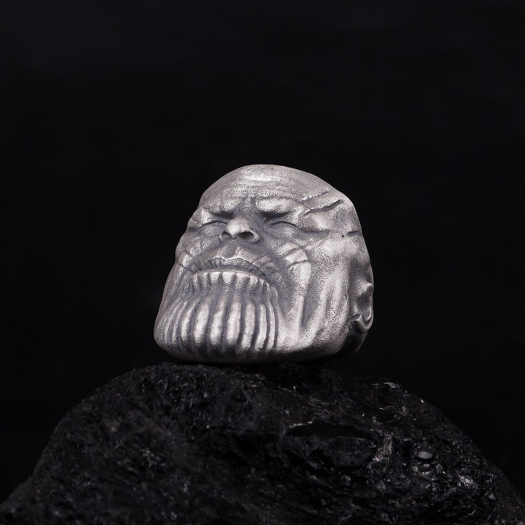 Thanos Ring Sterling Silver Strongest Comics Villain Ring - Etsy
