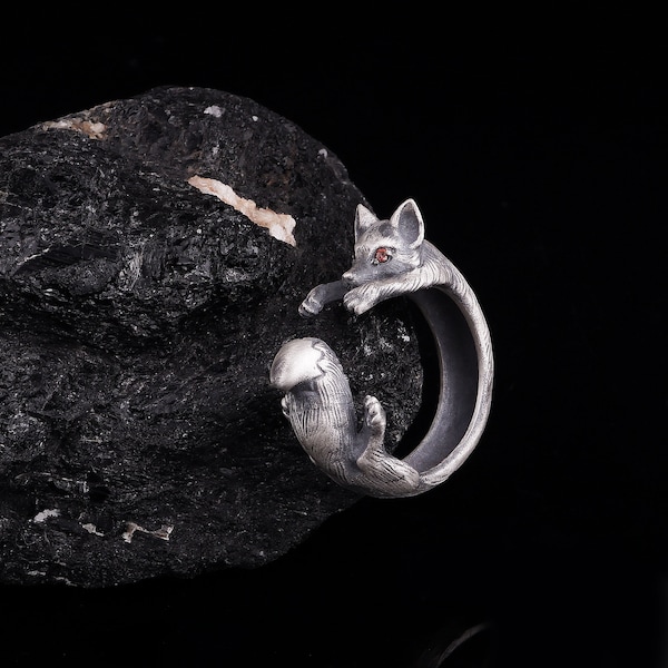 Kitsune Ring - Etsy