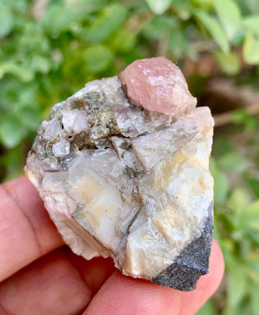 Pink Topaz Crystal Specimen From Katlang Mardan Pakistan (62 GM) - Etsy