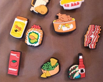 Food Croc Charms - Etsy