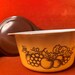 Old Orchard Pattern Pyrex 473 1 Quart Casserole Dish With Brown Lid - Etsy