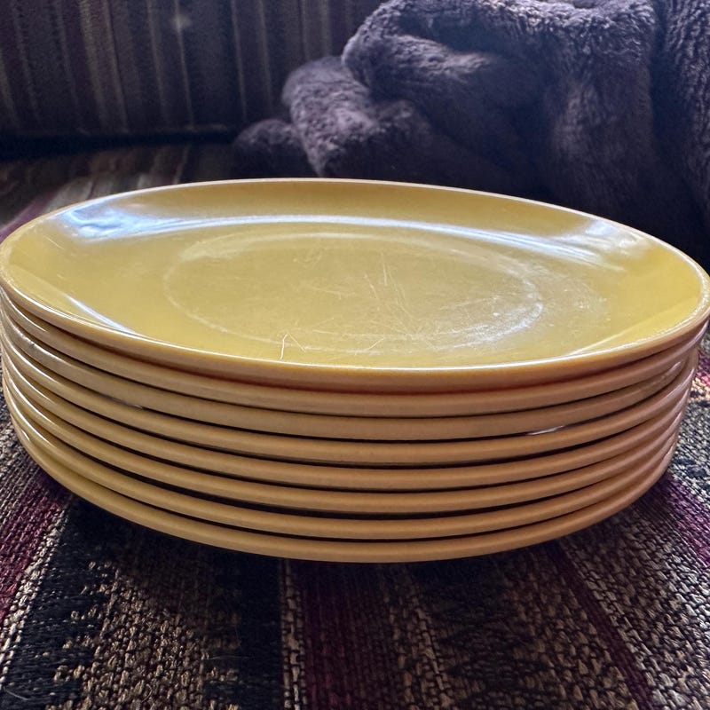 Mustard Dinner Plates - Etsy