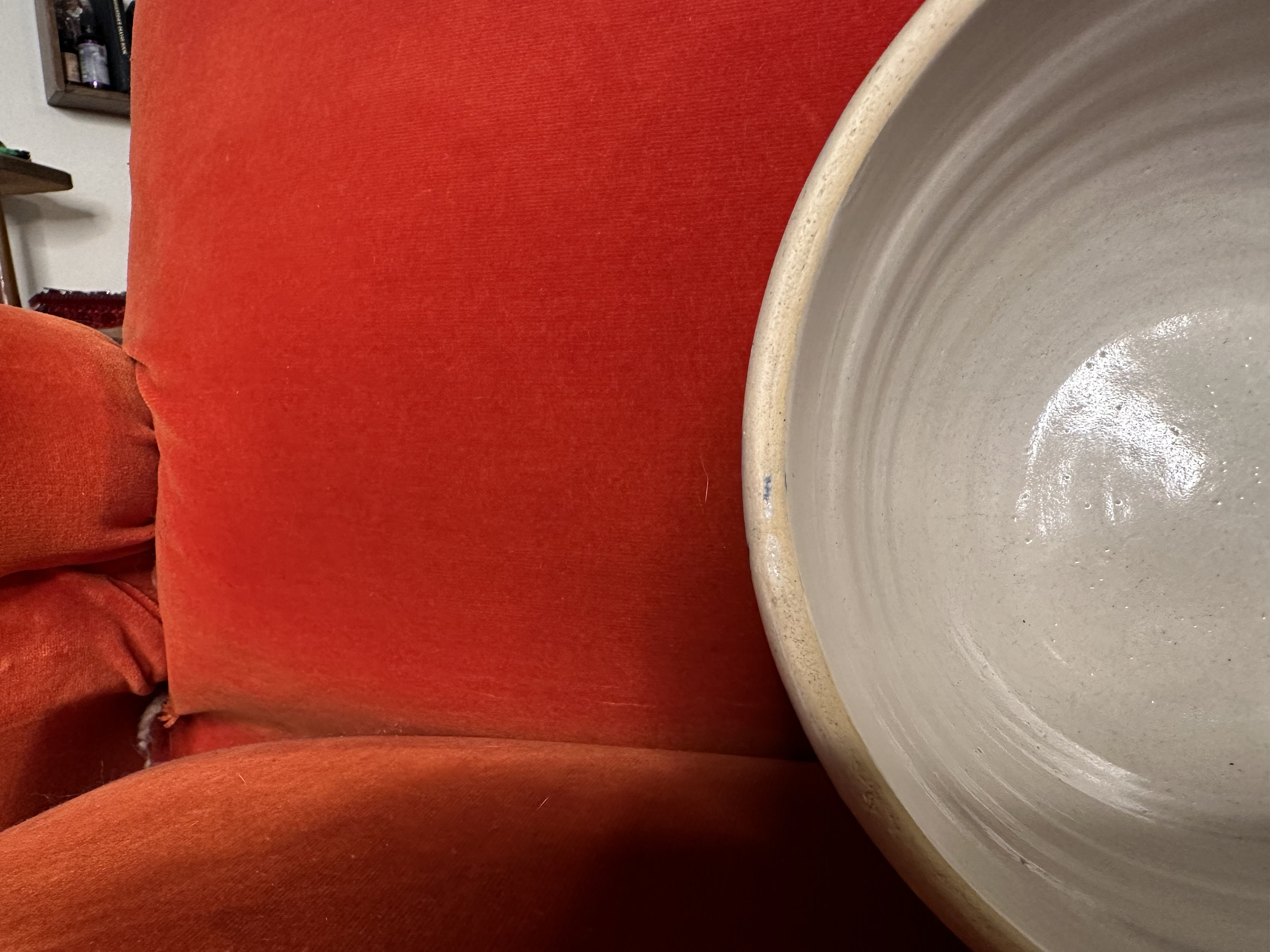 Old Cobalt Blue Spongeware Bowl - Etsy