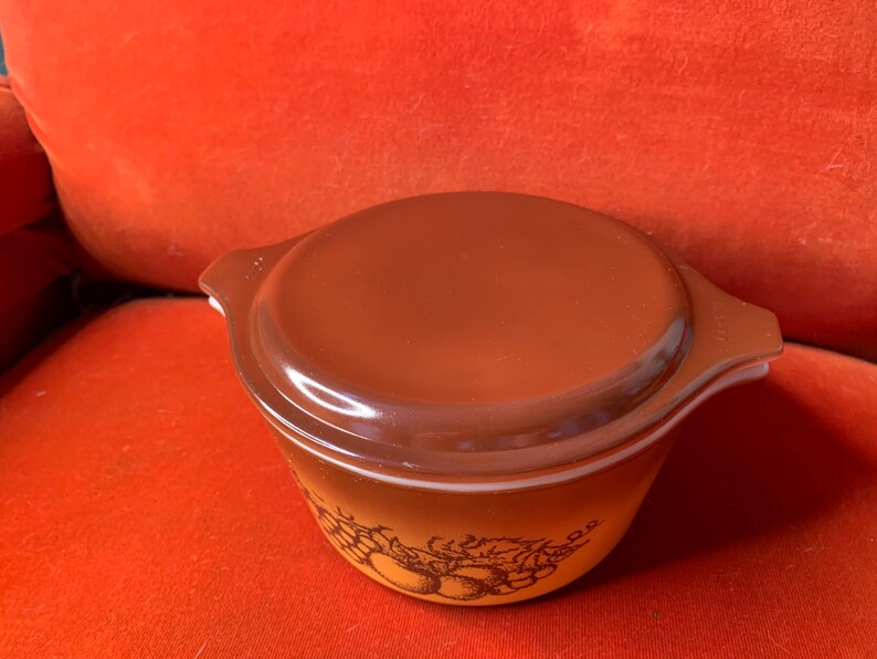 Old Orchard Pattern Pyrex 473 1 Quart Casserole Dish With - Etsy