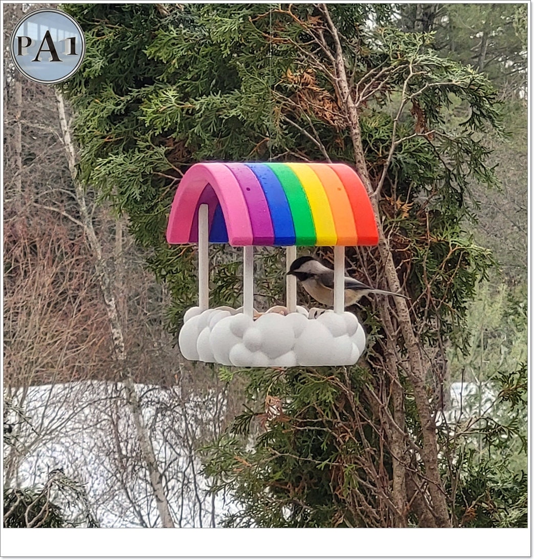 3D Rainbow Bird Feeders: Invite Nature Into Your Garden in Style - Etsy