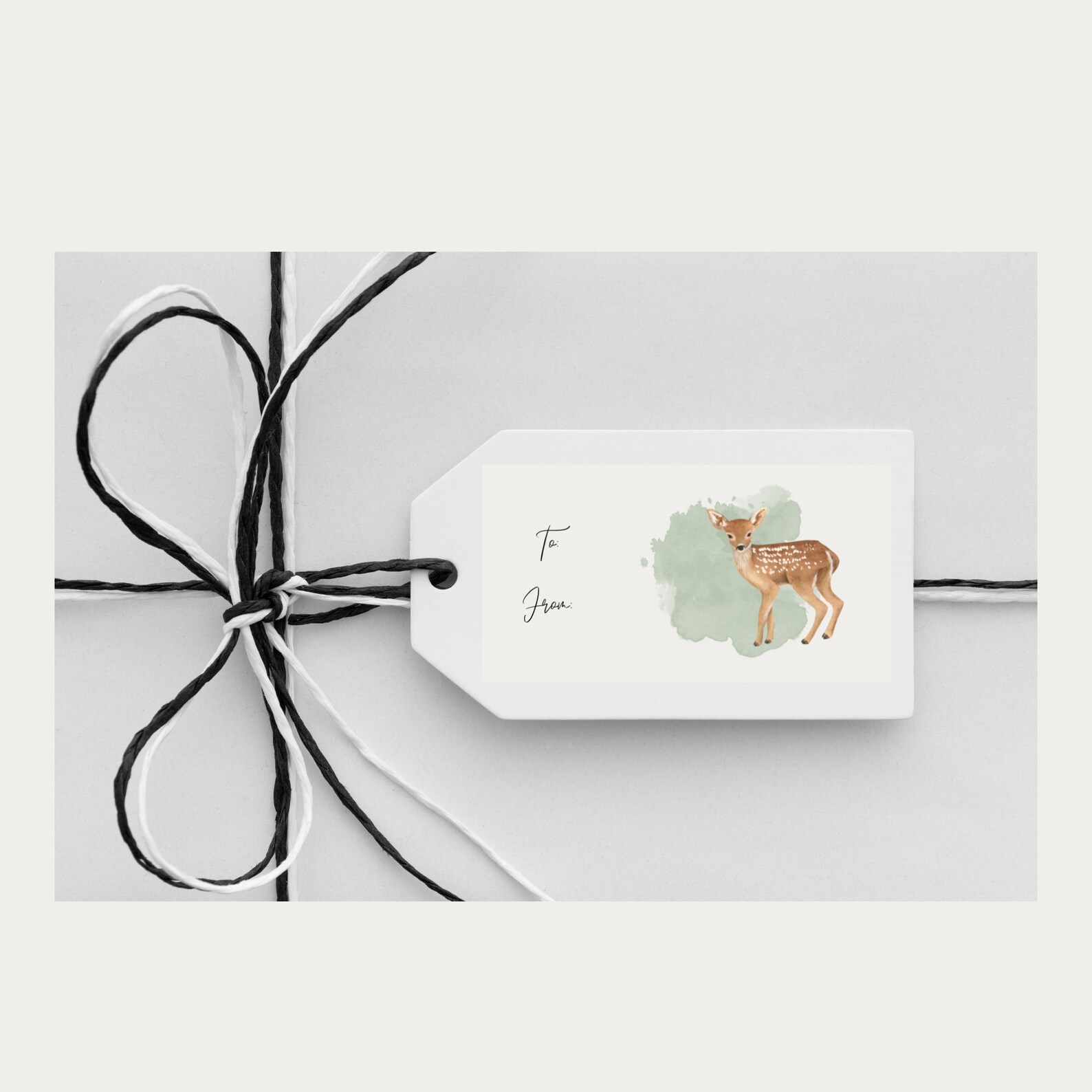 Watercolor Christmas Gift Labels - Etsy