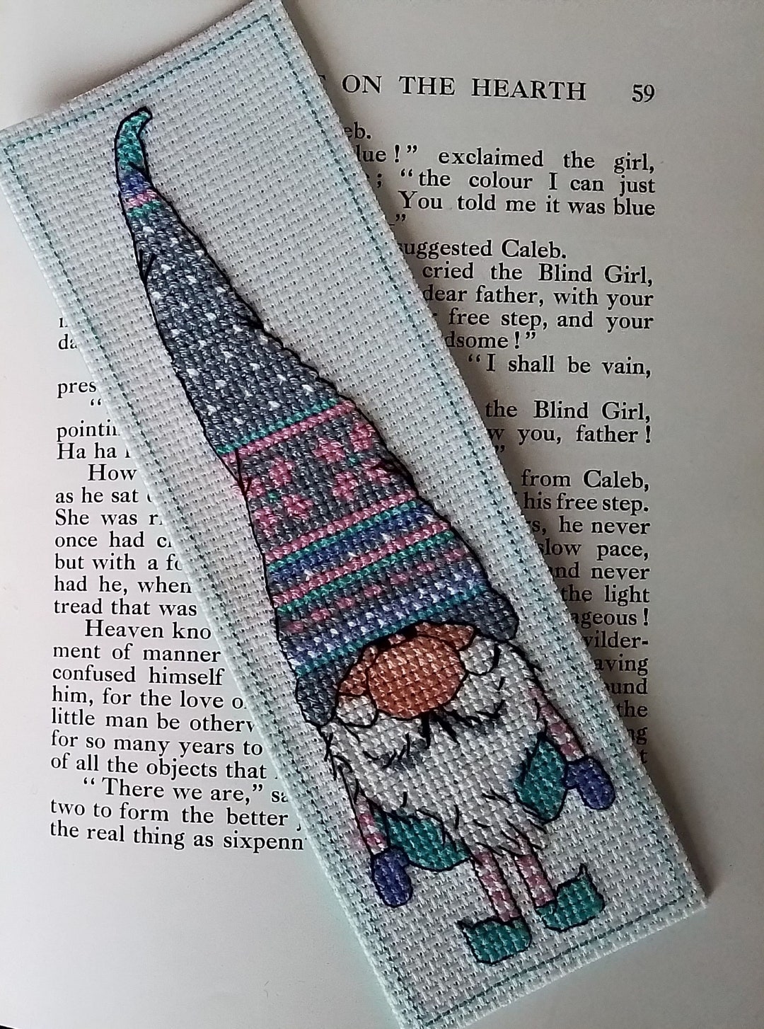 Gnome Bookmark, Gnome Lover Bookmark, Gnome Lover Gift, Birthday Gift ...