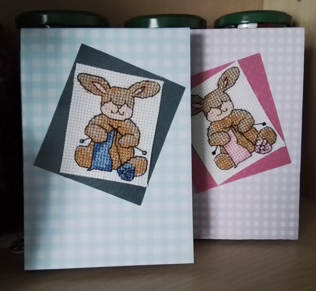 Knitting Bunny Notebook, Knitting Gift, Rabbit Gift, Bunny Gift ...