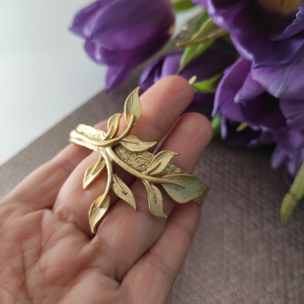 Floral Cuff Bracelet - Etsy