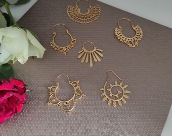 Mandala earrings - Etsy UK
