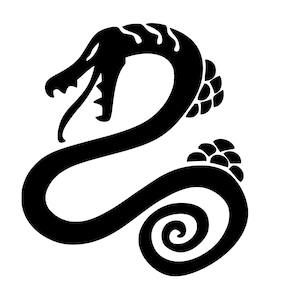 The Seven Deadly Sins Diane Serpent Sin of Envy Symbol Vinyl - Etsy