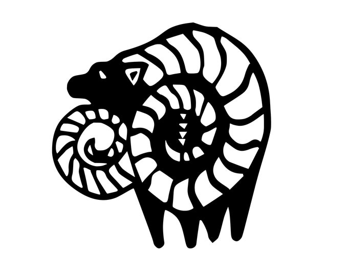 The Seven Deadly Sins Gowther Goat Sin of Lust Symbol Vinyl Decal ...