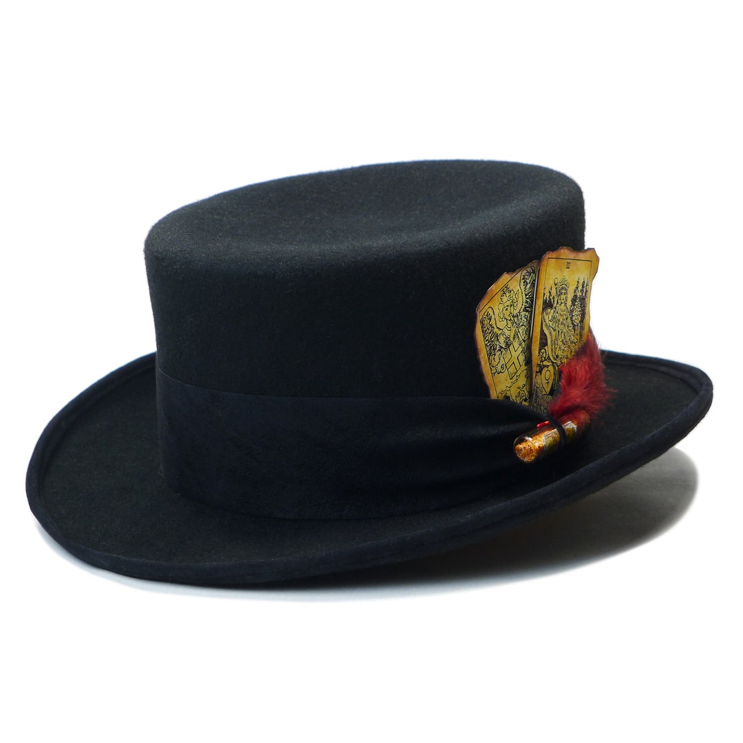 Custom Hat for Women Fortune Teller Top Hat Coachman Hat - Etsy