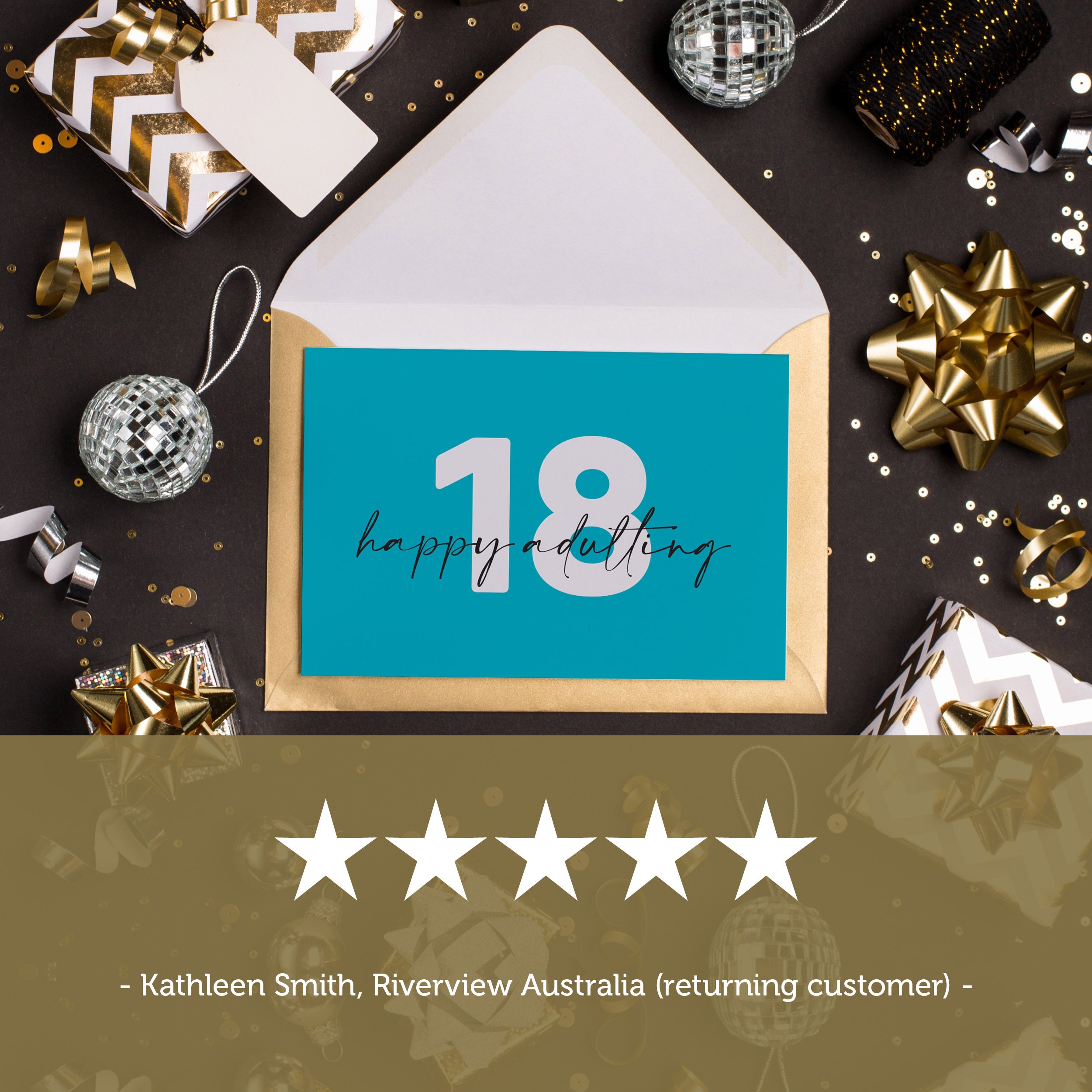 18th Birthday Card 'happy Adulting' Australian Made Recycled Paper - Etsy